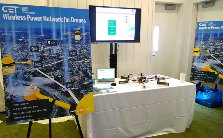 Wirelessly powered drone – GLOBAL ENERGY TRANSMISSION